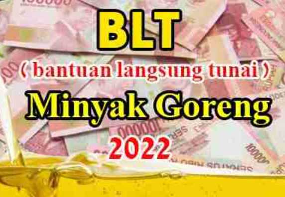 Penyaluran BLT Minyak goreng