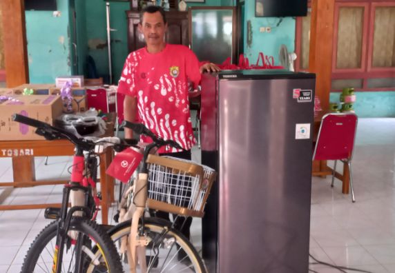 HADIAH JALAN SEHAT BERSAMA PEMERINTAH DESA TOSARI