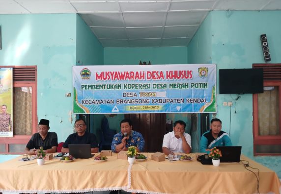 PEMBENTUKAN KOPERASI DESA MERAH PUTIH DESA TOSARI
