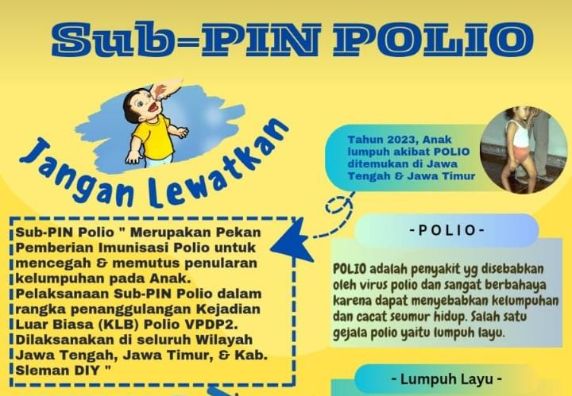 PENGUMUMAN PEKAN IMUNISASI NASIONAL ( PIN ) POLIO UNTUK MASYARAKAT DESA ...