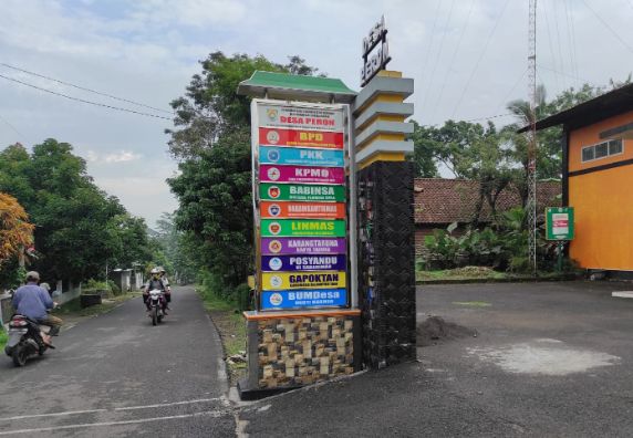 Plang Informasi Desa