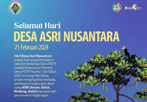 SELAMAT HARI DESA ASRI NUSANTARA