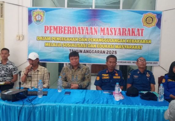 Sosialisasi tentang Pemberdayaan Masyarakat dalam Pencegahan dan Penanggulangan Kebakaran